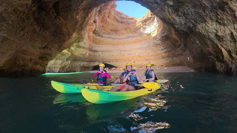 Kayak Private Tour Unexplored Caves + Benagil Cave - Value & Equipment