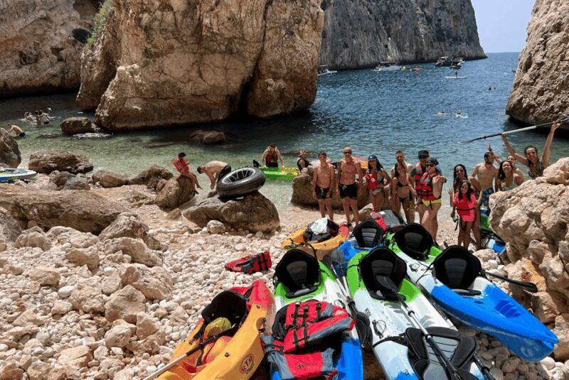 kayak route in granadella javea cave llop marí,cala en caló - A Scenic Journey Along Javea’s Coastline