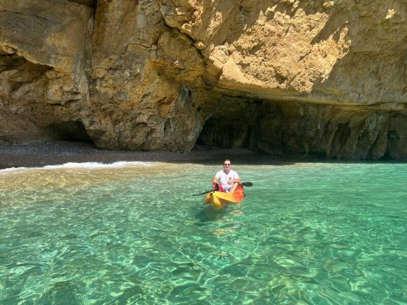 kayak route in granadella javea cave llop marí,cala en caló - Detailed Breakdown of the Itinerary