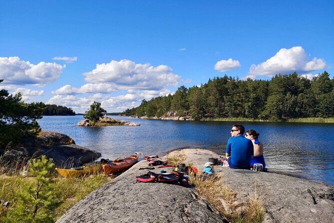 Kayak Tour in the Stockholm Archipelago with Lunch Meal - The Midway Campfire Lunch