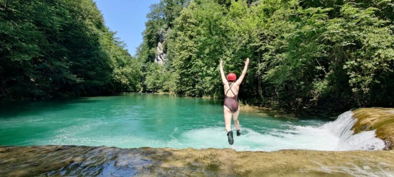 Kayaking Mreznica Waterfalls in Natural Monument - The Atmosphere and Group Dynamic