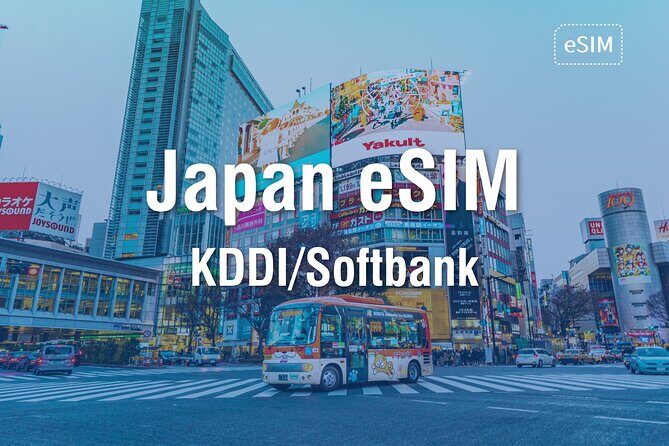 KDDI and Softbank eSIM in Japan for 1-30 Days with 3GB-Unlimited - Key Points
