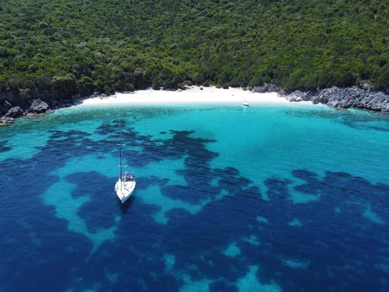 Kefalonia: Day cruise Ithaca, sailing Lunch 3 swimming spots - An Overview of the Experience