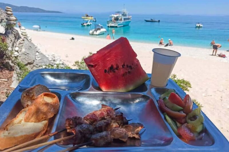 Kefalonia: Fiscardo & Koutsoupia Beach Cruise with BBQ - Key Points