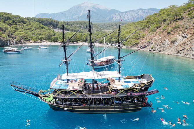 Kemer Full Day Pirate Boat Trip with Lunch and Optional Transfer - A Fun-Filled Day on the Turkish Riviera’s Pirate Boat