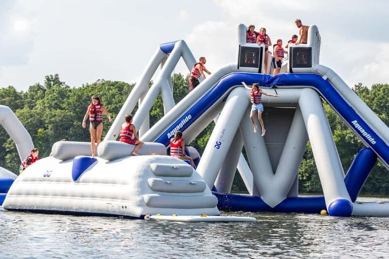 Kent: Aqua Park Inflatable Water Course Ticket for Two - The Ride Through the Kent Aqua Park Experience