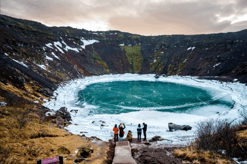 Kerið Volcanic Crater Admission Ticket - Key Points