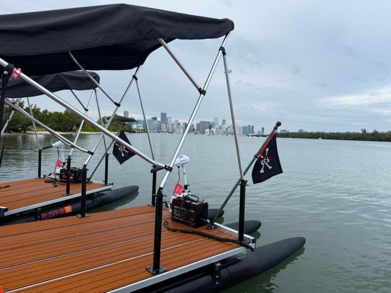 Key Largo: Mini Pontoon  Drive Your Boat + Beach Pass - Sunset Option: A Magical End to Your Day