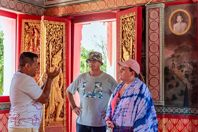 Khao Lak Sea Turtles Temples Bamboo Rafting Tour - Key Points