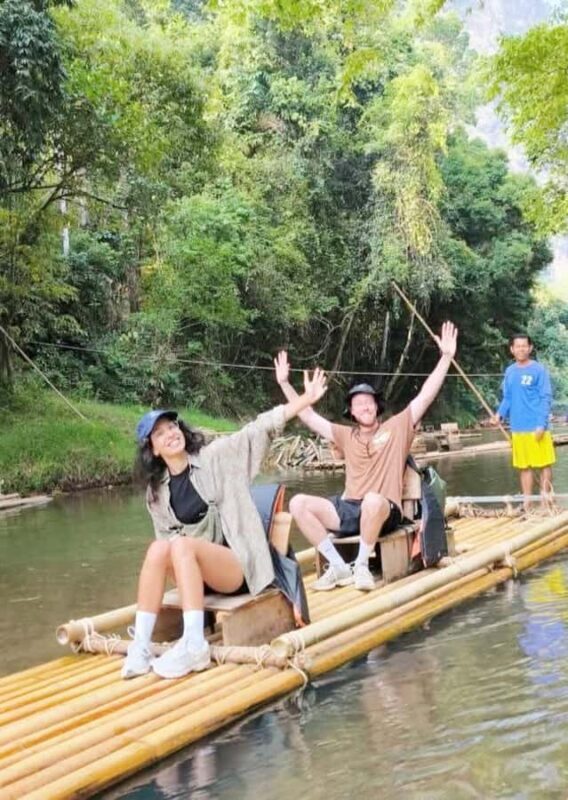 Khao Sok: Bamboo rafting, ancient cave temple, local farm. - Key Points