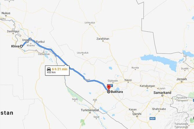 Khiva - Bukhara Transfer (450 km) - Khiva - Bukhara Transfer (450 km): A Practical and Comfortable Choice for Travelers
