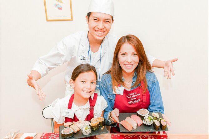 Kid-Friendly Sushi Making Class in Tokyo (English-Led) - Key Points