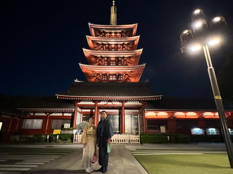 Kimono and Japanese food at Asakusa Night - The Experience in Detail