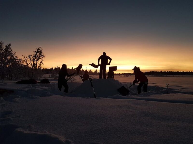 Kiruna: Build your own igloo overnight Tour - Key Points