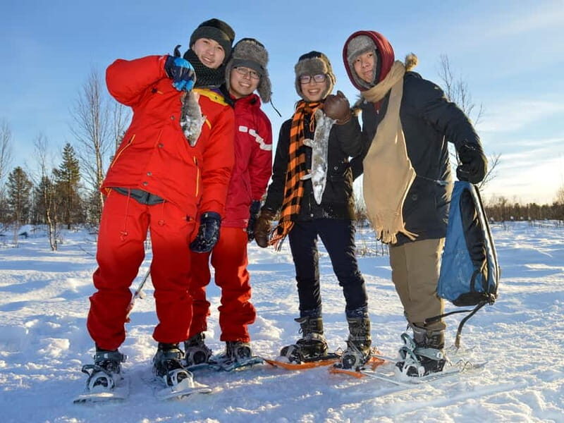 Kiruna: Snowshoe Hike & Ice fishing Tour - Key Points