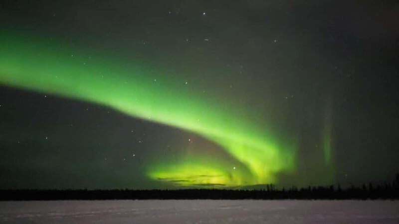 Kiruna: Snowshoe Trek with Aurora Hunt and Warm Beverage - Key Points