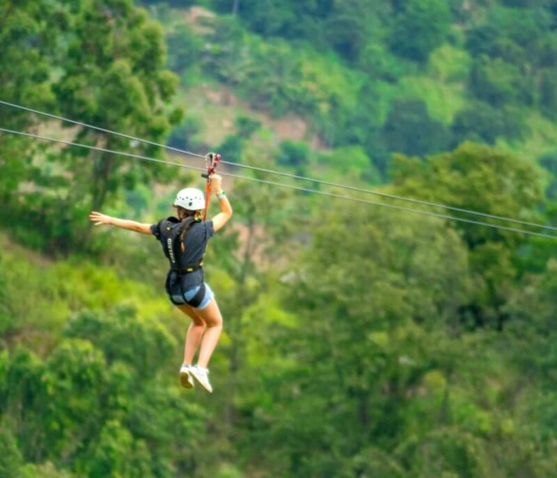 Ko Samui: Jungle Zipline & Waterfall Adventure with Drink - The Ziplines: Flying Through the Jungle