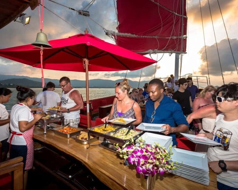 Koh Samui: Red Baron Romantic Sunset Dinner Cruise - FAQ