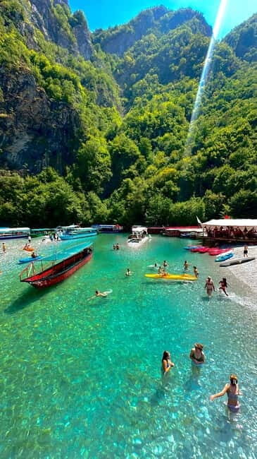 Komani Lake & Shala River: Private boat trip - The Highlight: Komani Lake & the Fjord-like Canyons