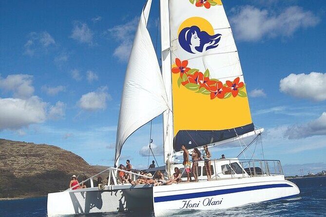 Kona Coastline Escape: Sail with Dolphins & Turtles on Honi Olani - An Authentic, Relaxing Marine Adventure