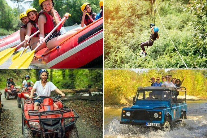 Köprülü Canyon( 4 in 1 ) Combo Rafting , Buggy & Jeep & Zipline - The Sum Up