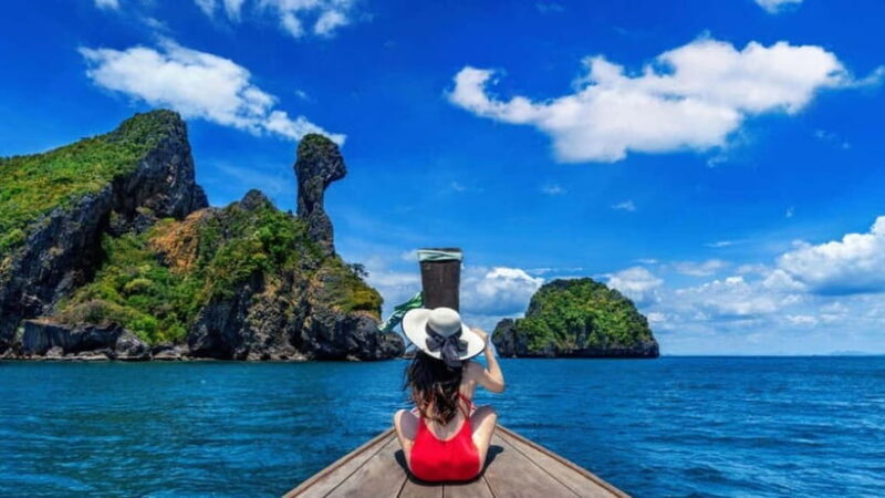 Krabi: 4 Islands and Caves Boat Tour with Lunch - Key Points