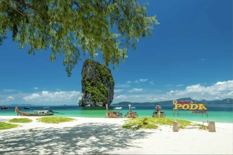 Krabi: 4 Islands Day Trip by Longtail Boat or Speedboat - Key Points
