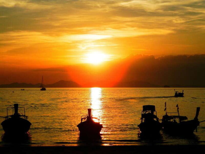 Krabi: 7 Islands Sunset Tour with Buffet Dinner & Snorkeling - Key Points