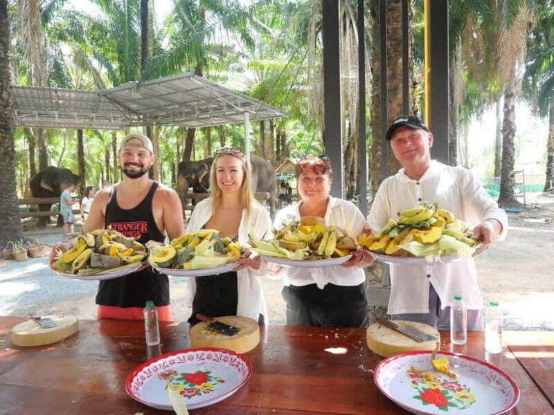 Krabi: Elephant Feeding Program with Food Preparation - Key Points