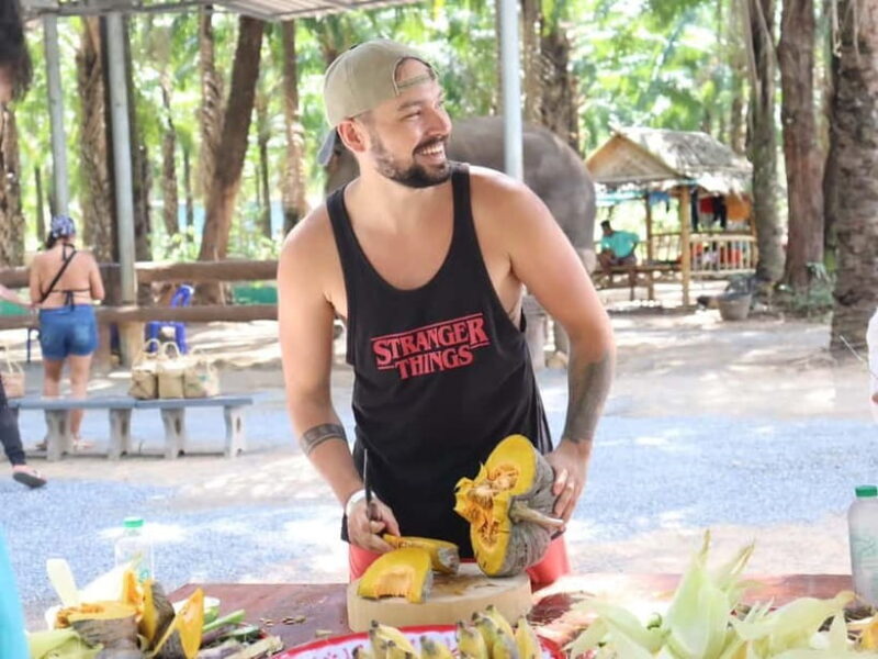 Krabi: Elephant Feeding Program with Food Preparation - An Honest Look at the Elephant Feeding Program