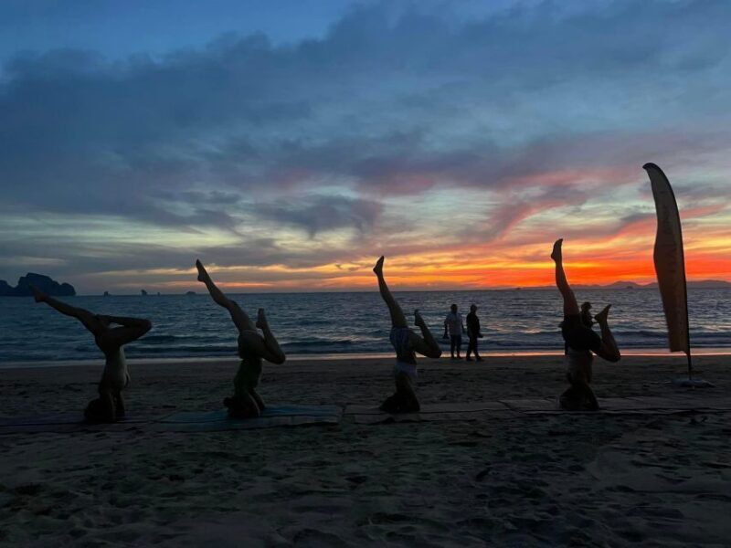 Krabi: Sunset Yoga Balance Join-in Class - Key Points