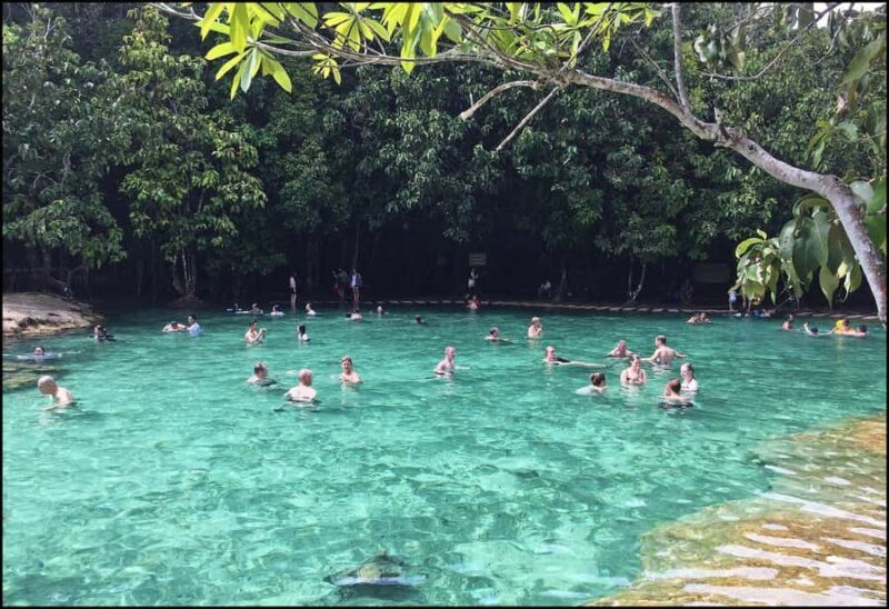 Krabi Tiger cave , emerald pool, hosspring waterfall jungle - Key Points