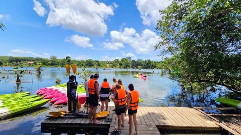 Krabi Trio: Klong Root Paddle, Fish Feeding & Pineapple Farm - Key Points