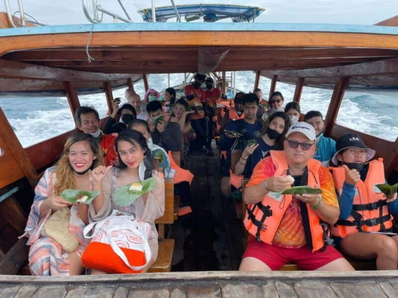 Krabi: Tropical Sunset Odyssey - 7 Islands Longtail Cruise - Sunset Buffet at Poda Island