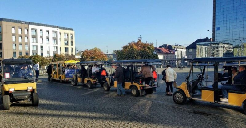 Krakow: Jewish Quarter and Ghetto Sightseeing Golf Cart Tour - Key Points