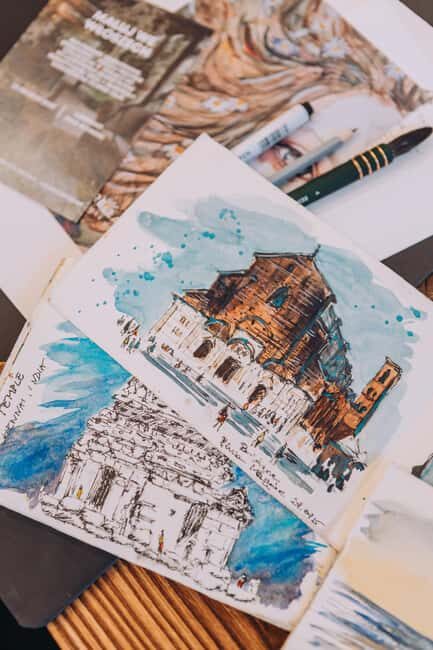 Kraków: Paint Watercolor Postcard with a Local Artist - Key Points