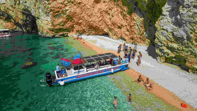 Krk: Golden Bay Beach Swimming Tour - Key Points