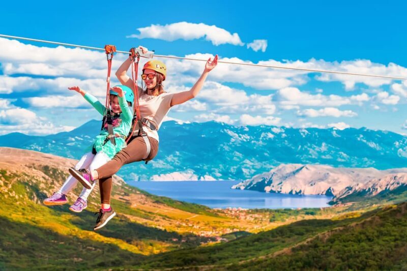 Krk Island: Ziplining Tour - Key Points