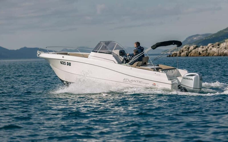 Krk: Rent a Boat Atlantic 750 open - Overview of the Atlantic 750 Open Boat Experience