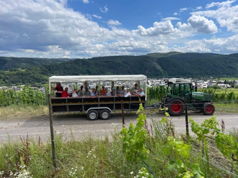 Kröv, Moselle: COVERED WAGON RIDE through the vineyards with wine tasting - Key Points