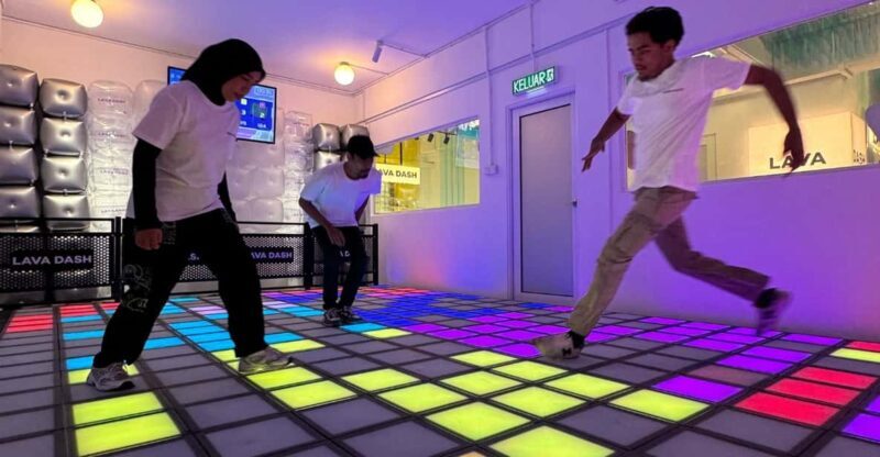 Kuantan: Entry Ticket to Lava Dash- NEW Digital Floor Game - What You Can Expect at Lava Dash