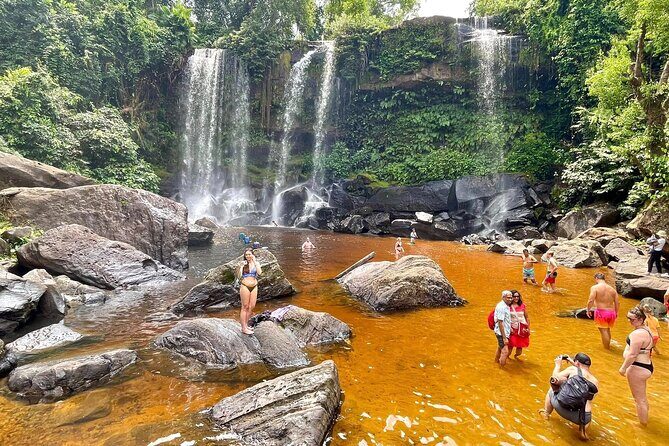 Kulen Waterfall ,Banteay Srei and Pre Rup temple Sunset-Siem Reap - Discovering Phnom Kulen National Park: Waterfalls and Sacred Waters