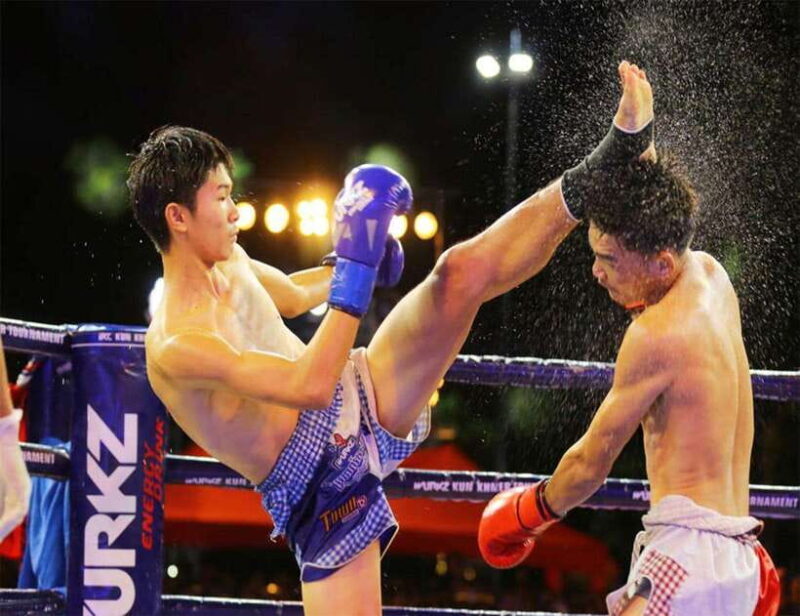 Kun Khmer boxing tour - Watching the Match