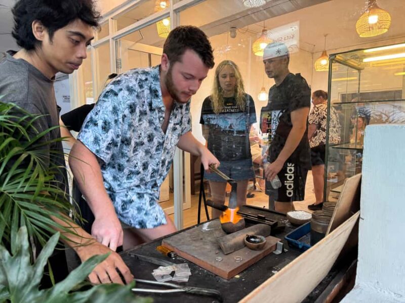Kuta Bali Jewelry Making Class, With 7 grams of Pure Silver - An Introduction to the Kuta Silver Jewelry Class