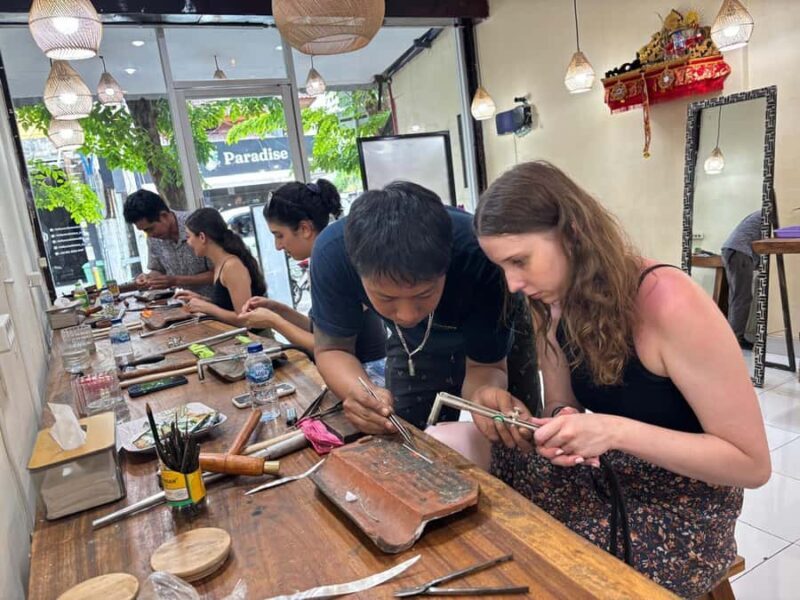 Kuta Bali Silver Making Class (Stone and Gold Plated Option) - The Sum Up