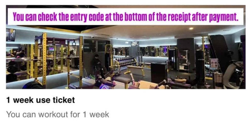 Kyoto: 24-Hour Gym Pass  1 Day / 1 Week / 1 Month Options - Key Points