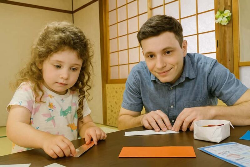 Kyoto : Calligraphy on a Washi hand Fan & Origami Fun - The Sum Up