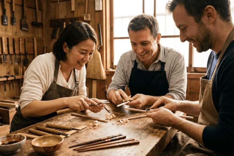 Kyoto: Hinoki Wood Chopstick Workshop - Craft & Engrave - Who will love this?