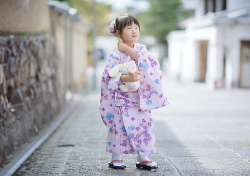 Kyoto Kimono Rental mimosa | Kimono/Yukata Rental Kids Plan - The Experience in Practice