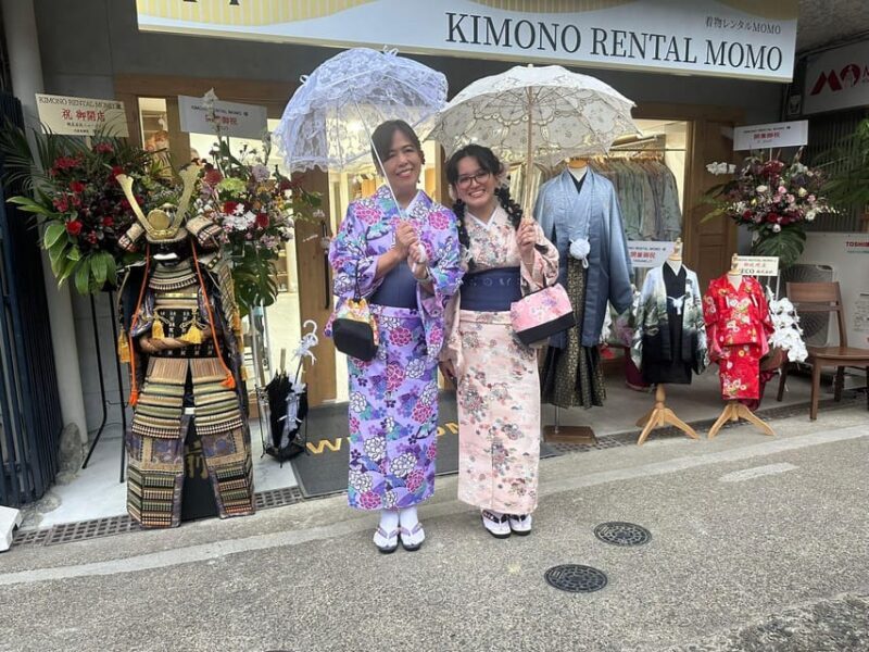 Kyoto: Kimono Rental with Hairstyling and Accessories - Key Points